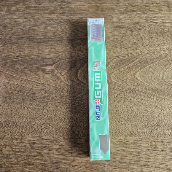 GUM | Bath | Vintage Butler Gum Toothbrush Soft Compact Head Micro Tip ...